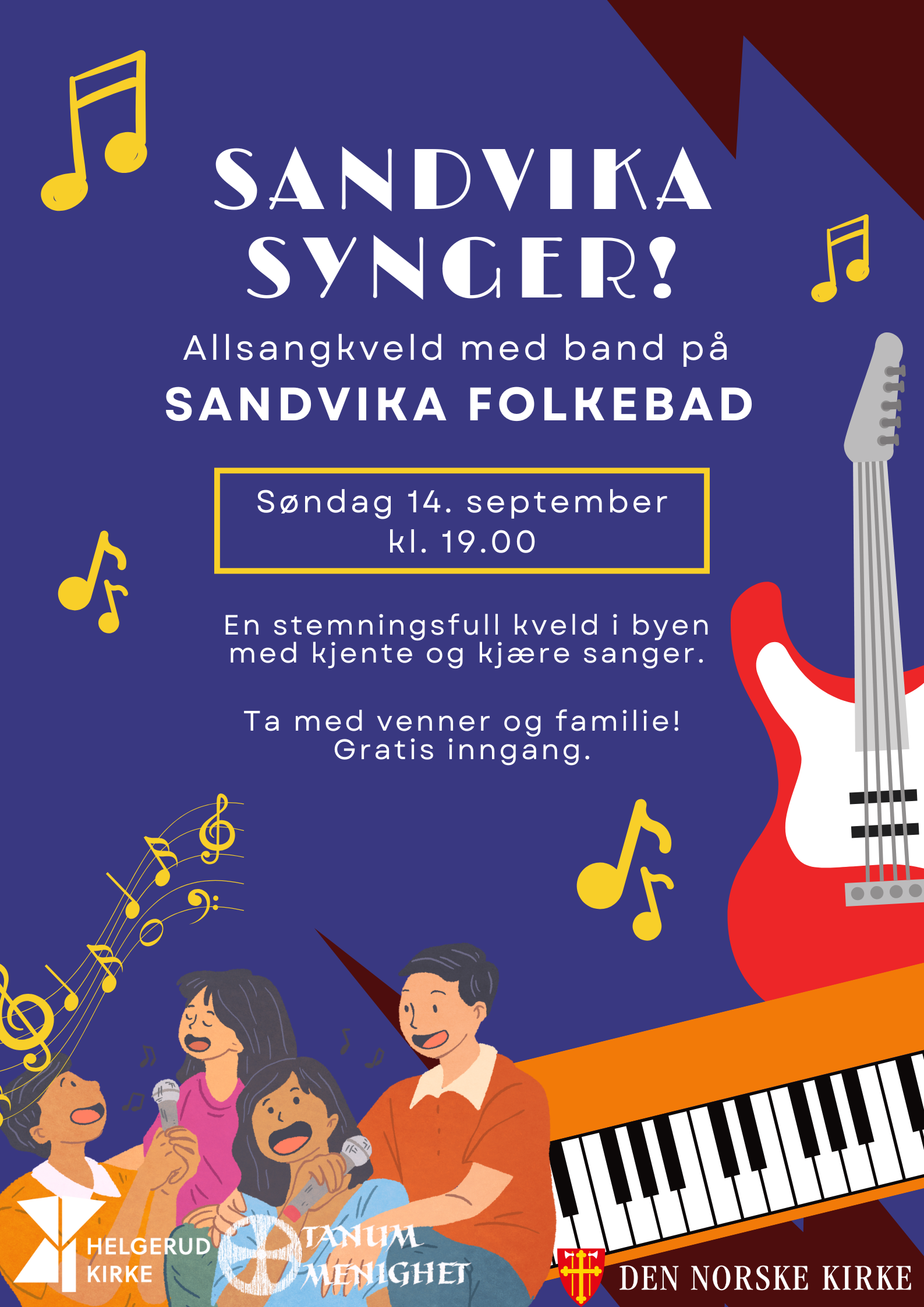 Sandvika synger!